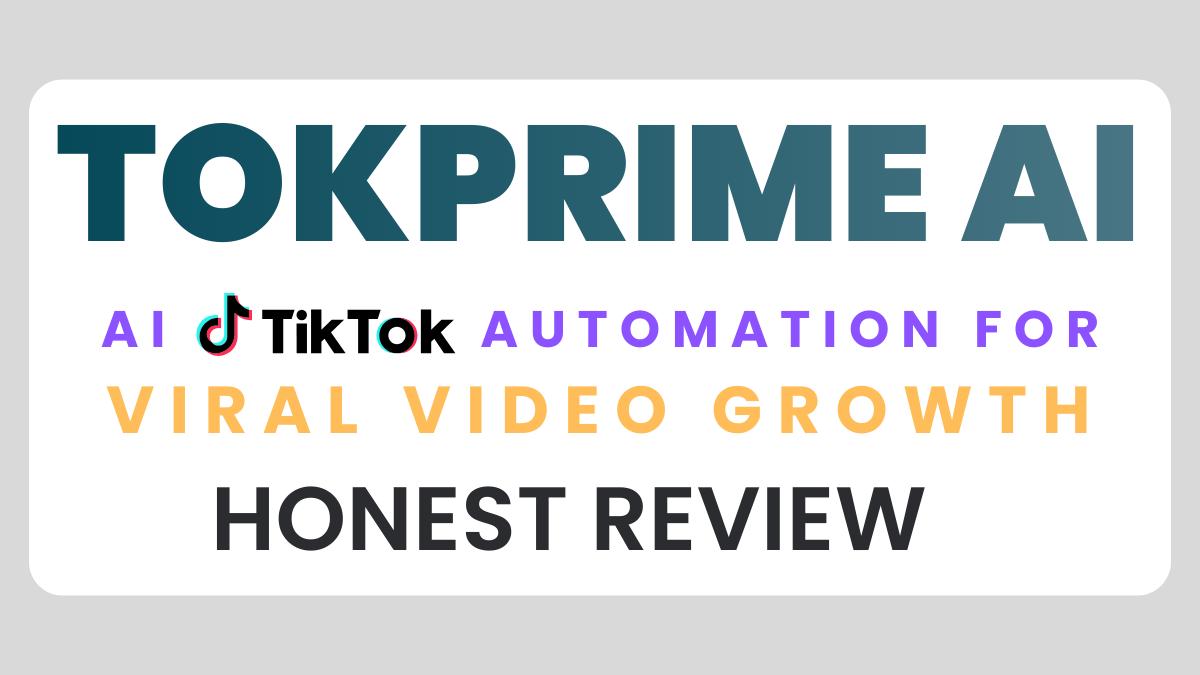 TokPrimeAi Review | Pricing & Features | Most Honest Review - Segun Ratings